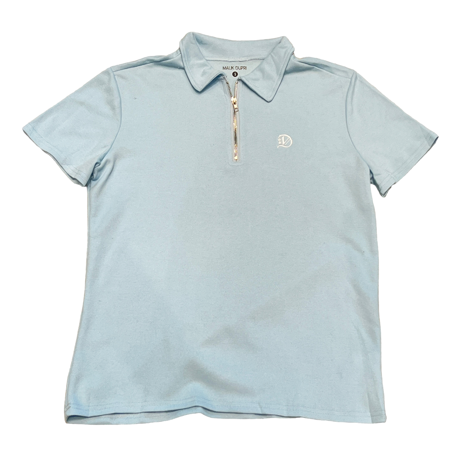 Sky Blue Emblem Polo – Malik Dupri