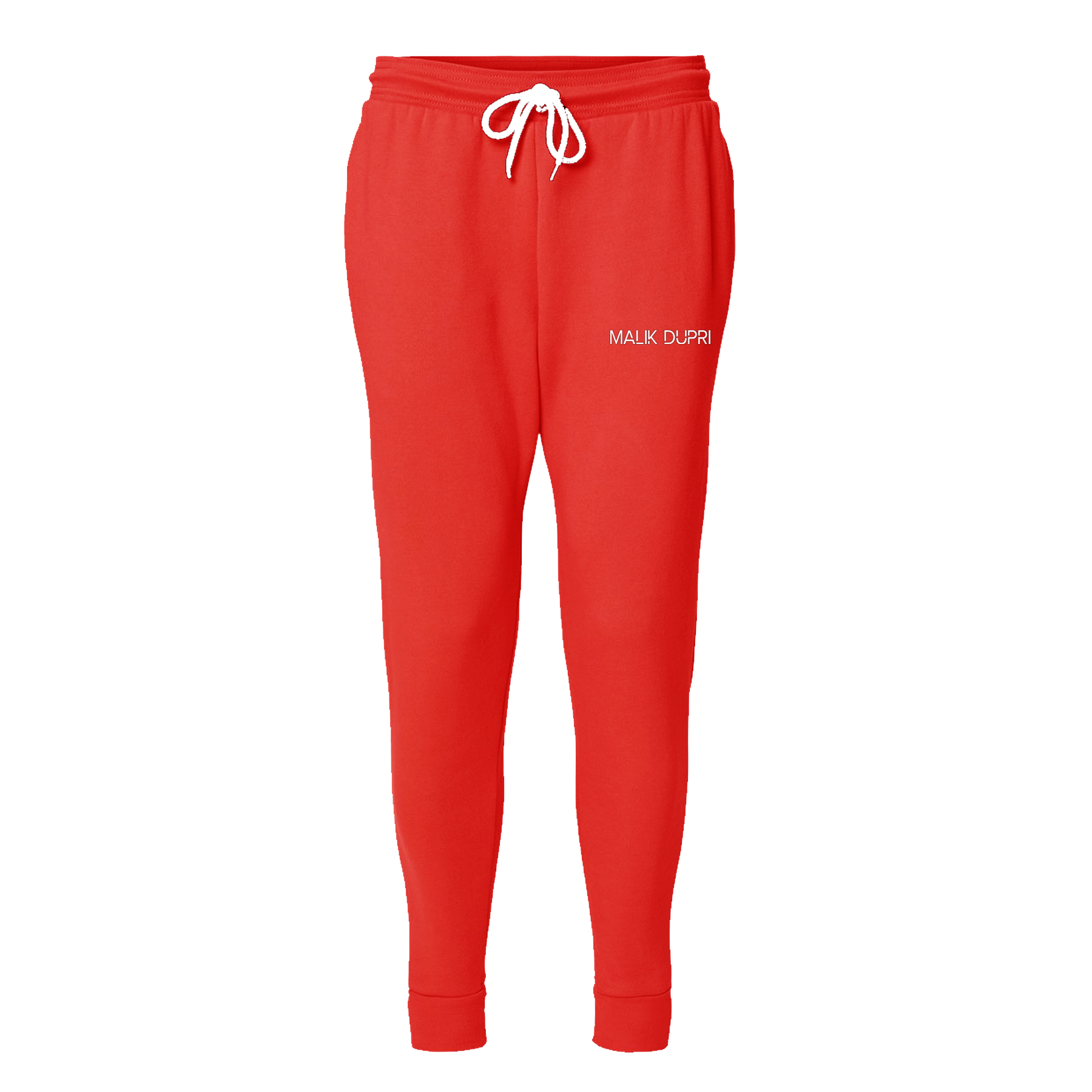 Red French Terry Pants – Malik Dupri